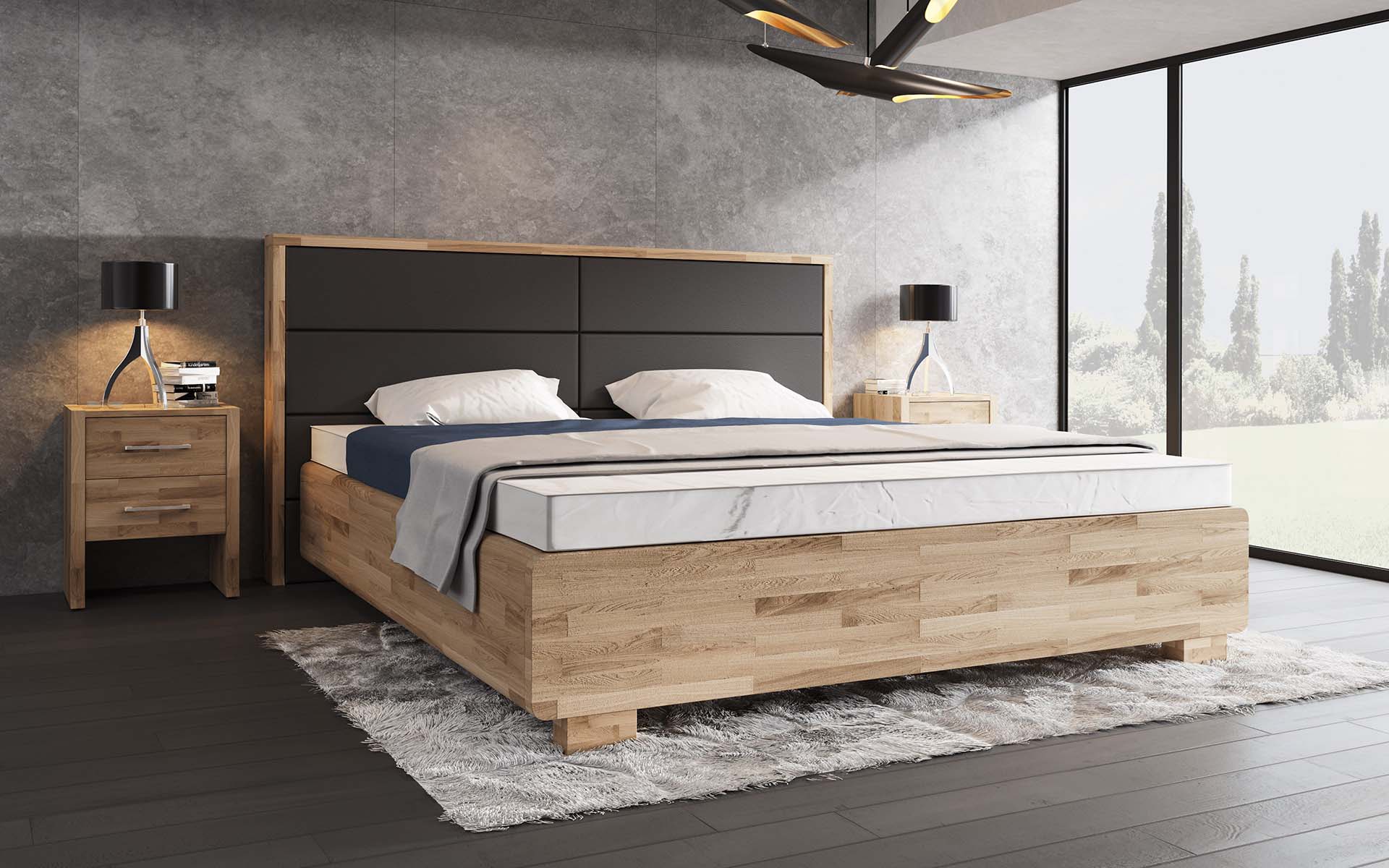 Boxspringbetten aus Holz